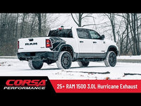 Corsa Performance 2025+ RAM 1500 3.0L Turbo Cat-back Exhaust | Sport ...