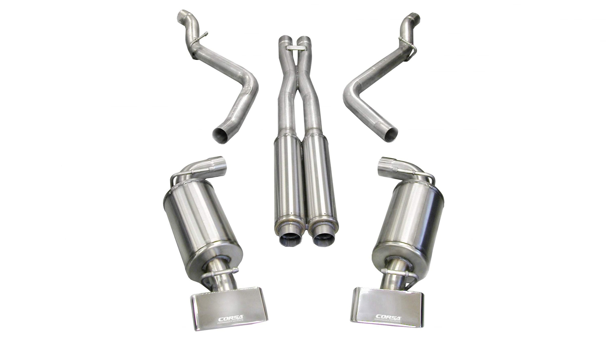 2008-2010 Dodge Challenger SRT8, 6.1L V8, 2.75" Cat-Back with GTX2 Tips ...