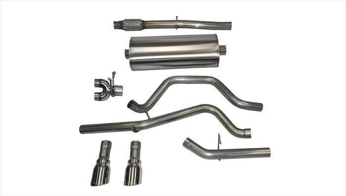 2014-2018 Silverado, Sierra, 5.3L V8, 3.0" Cat-Back Exhaust System ...
