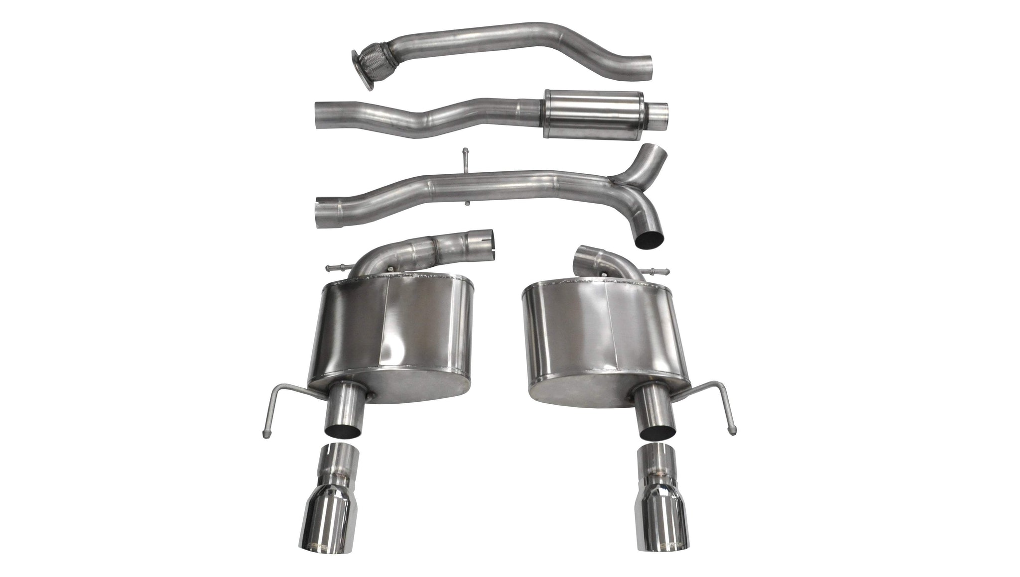 2013-2019 Cadillac ATS 2.0L, 3.0" Cat-Back Exhaust System with 4.0 ...