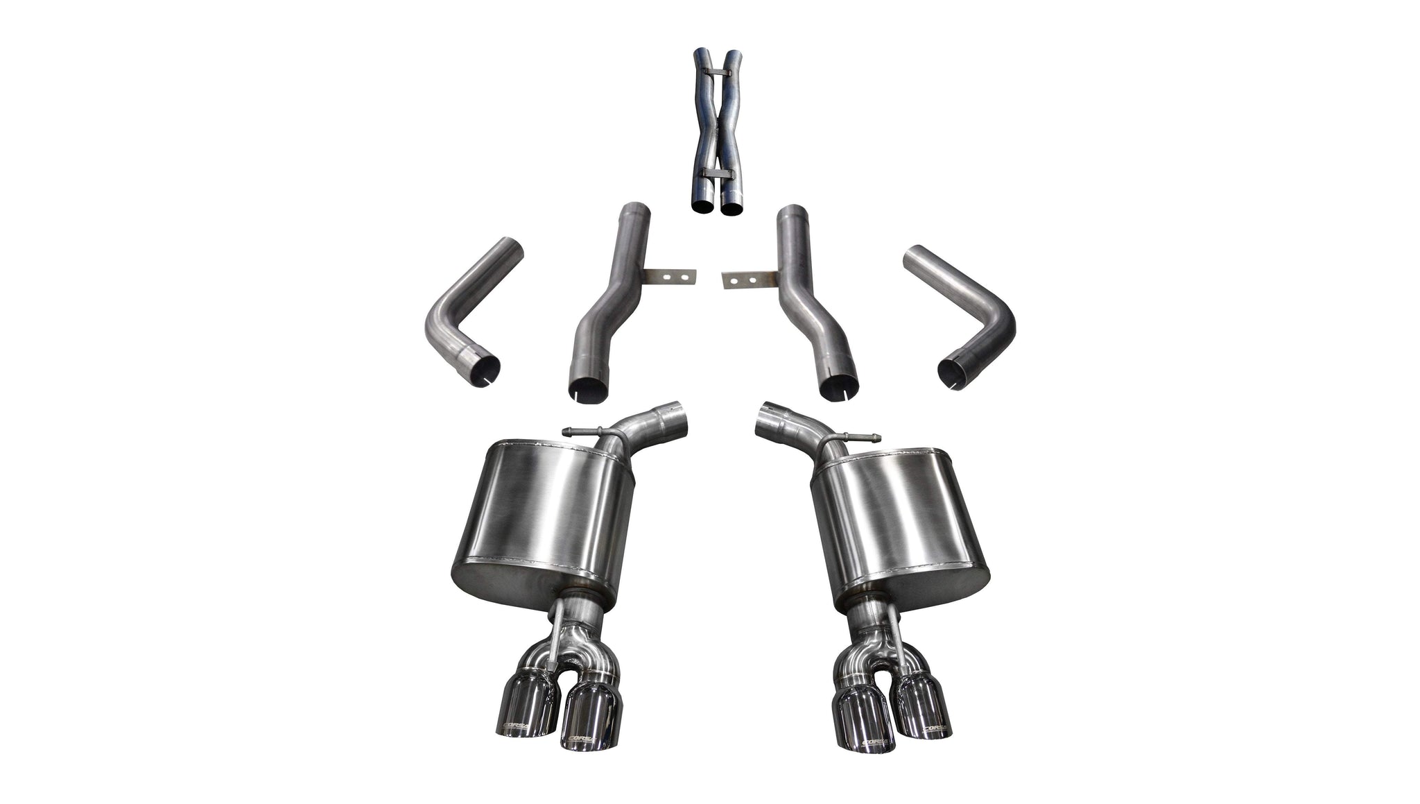 2017-2023 Dodge Challenger 5.7L V8, Cat-Back Exhaust System with Twin 3 ...