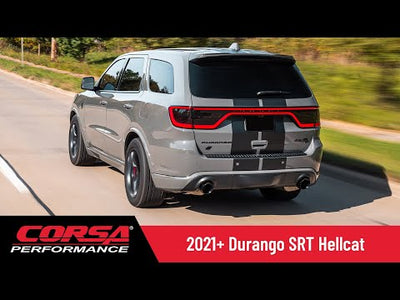 Corsa Performance 2021 Dodge Durango Srt Hellcat 6 2l V8 Cat Back Exhaust